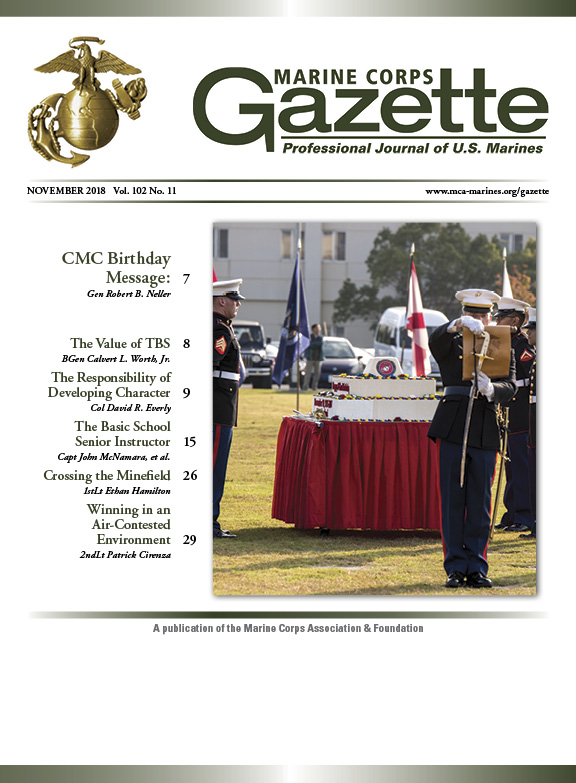 Gazette November 2018 - Marine Corps Association