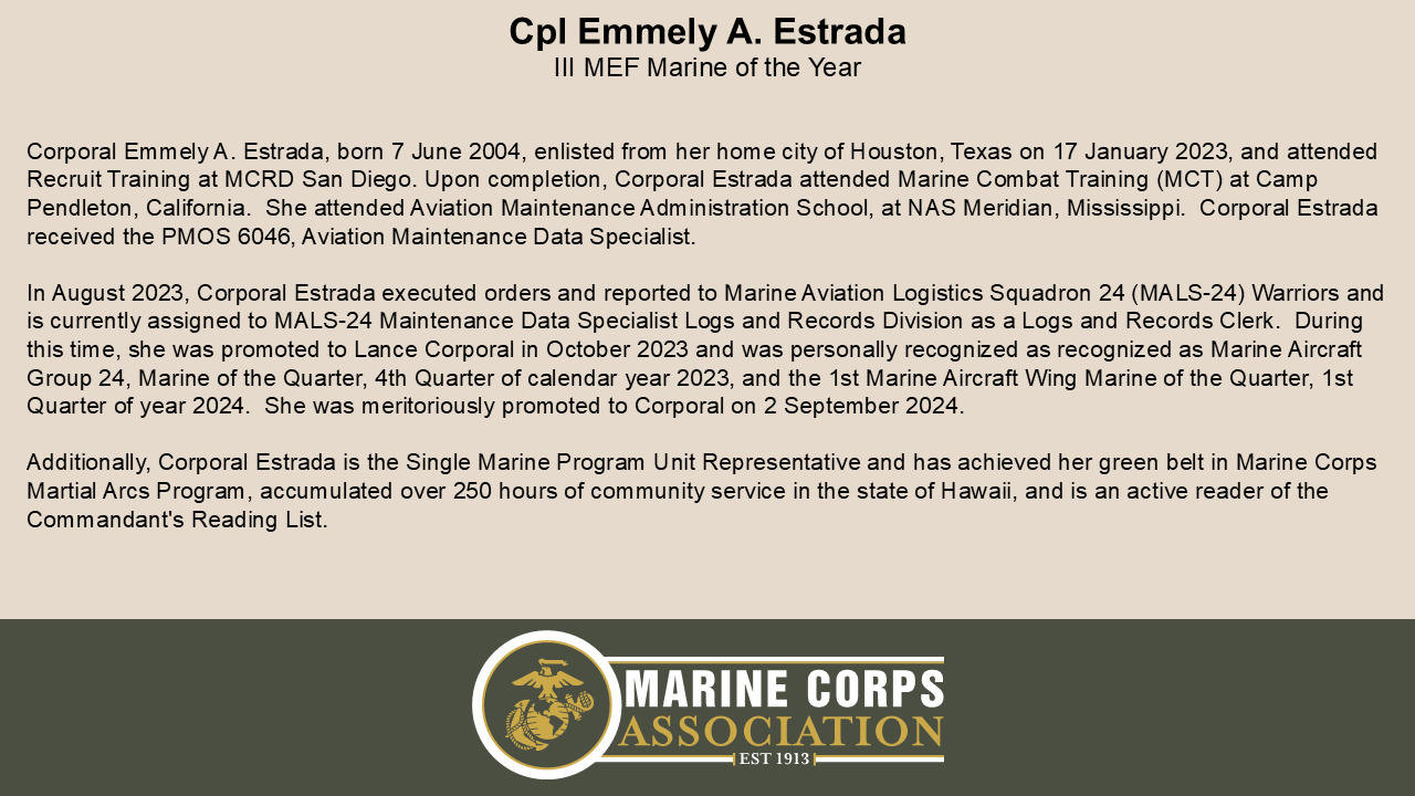 2025 MCA Okinawa Professional Dinner Details - Marine Corps Association