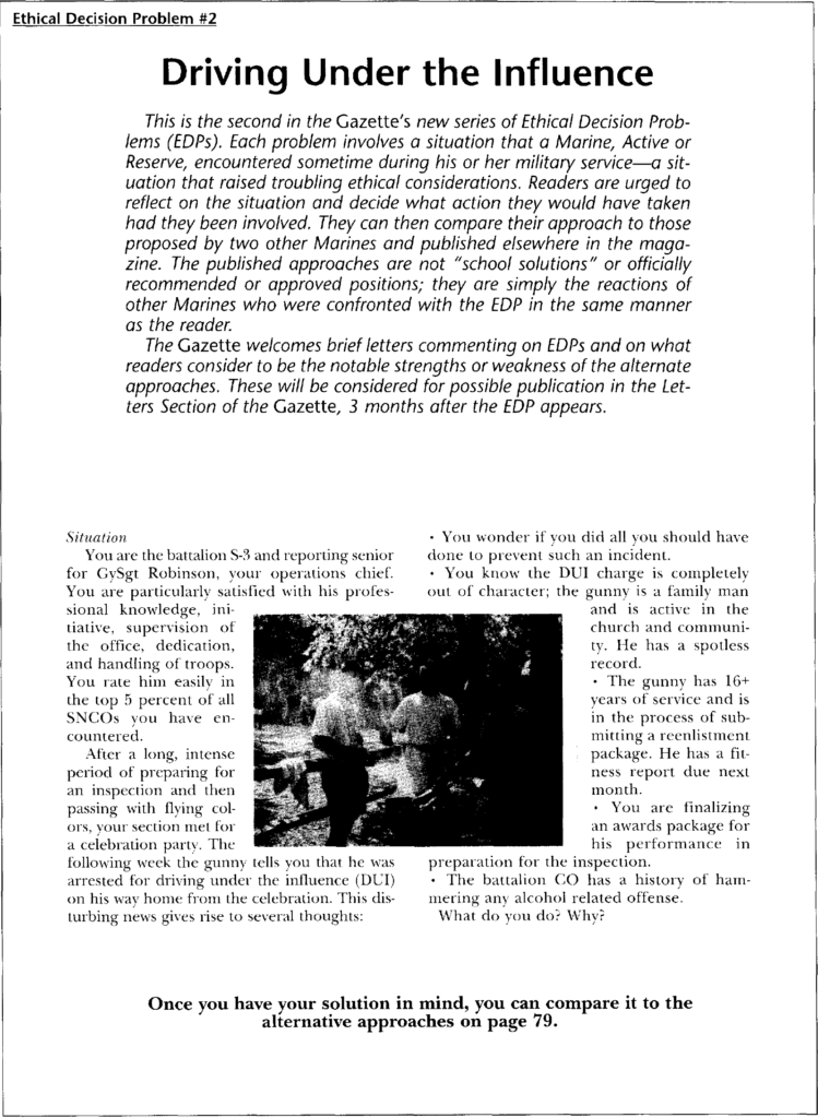 Ethical Decision Games - MCA