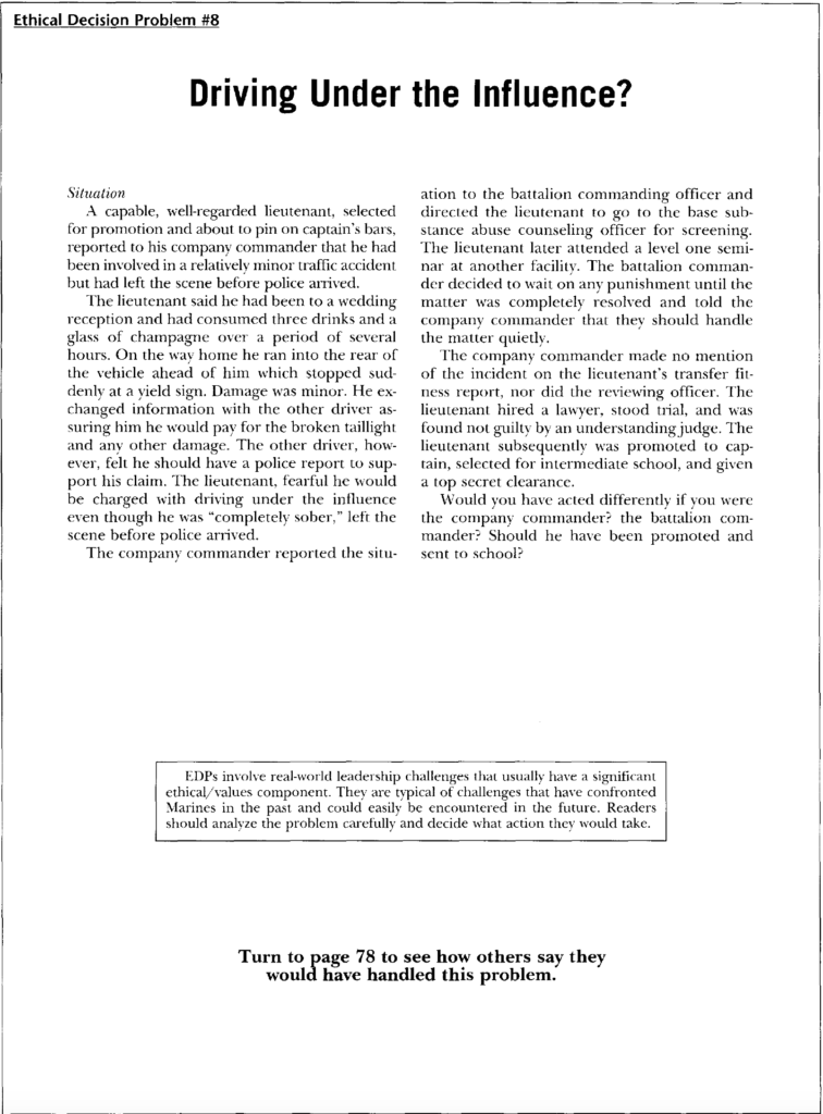 Ethical Decision Games - MCA