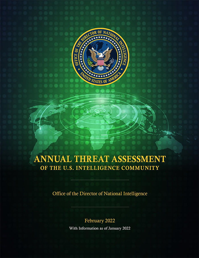 Annual Threat Assessment of the US Intelligence Community 2022 - Marine ...