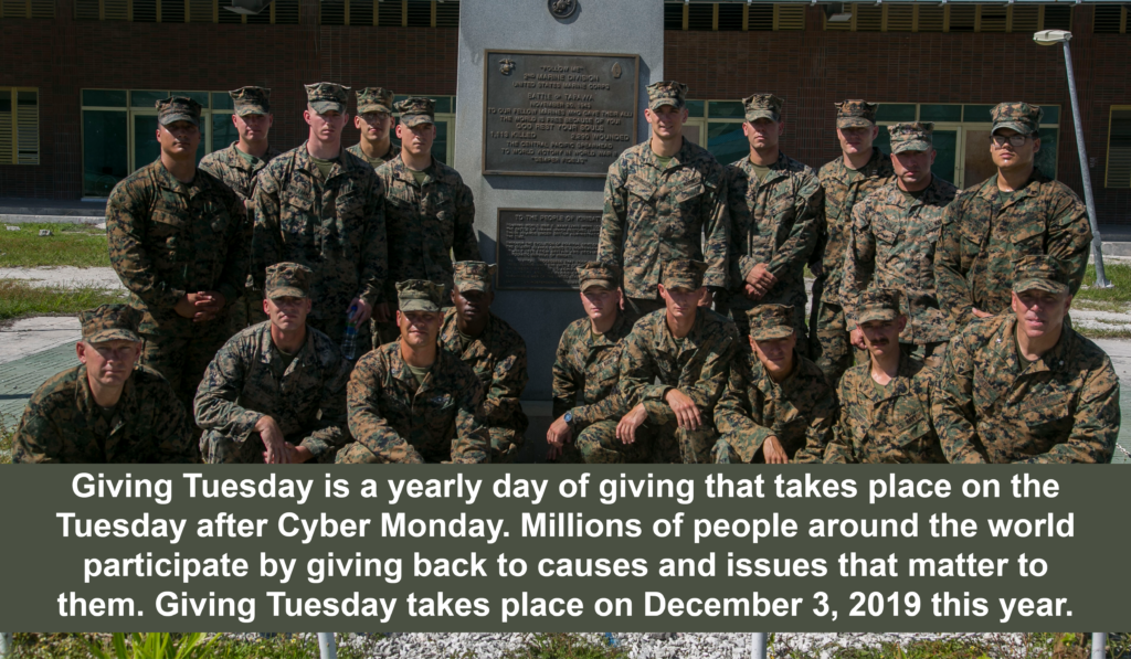 Giving Tuesday, Giving to Marines - Marine Corps Association